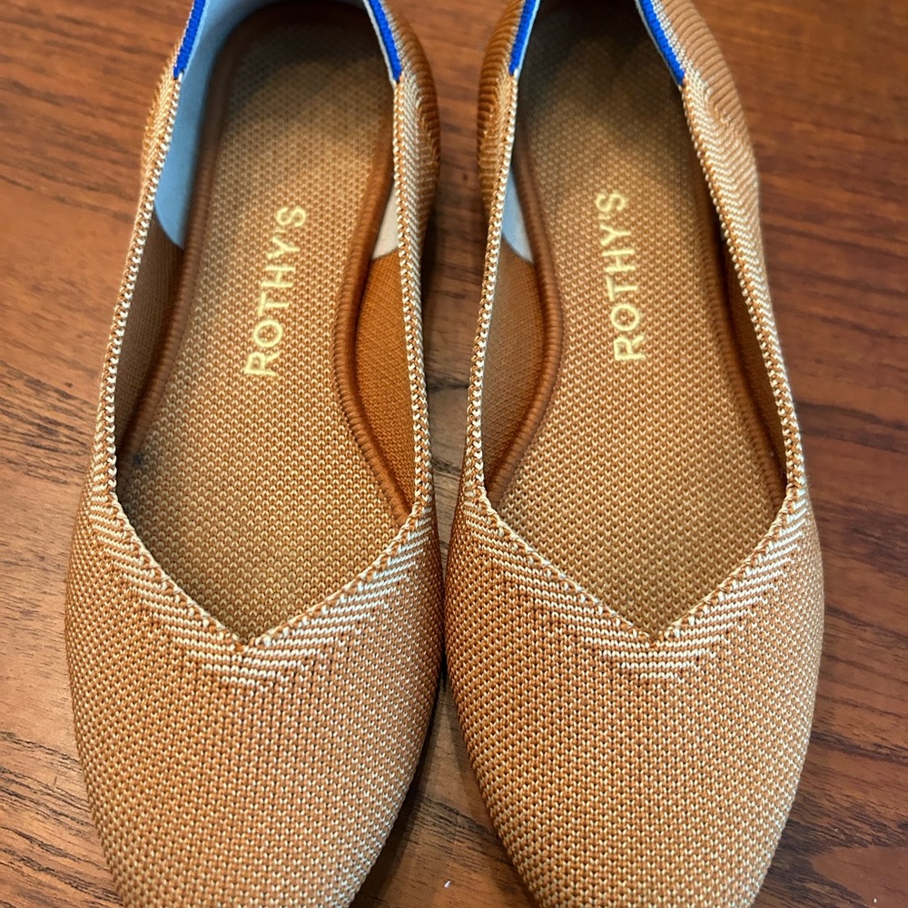 Rothy’s The Point Amber Comfort Ballet Flats Size 6 - Gem